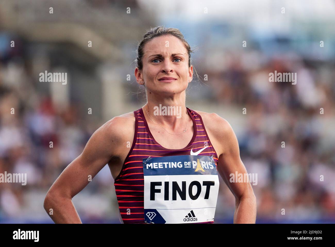 Alice FINOT (FRA) lors de la Wanda Diamond League 2022, rencontre de ...