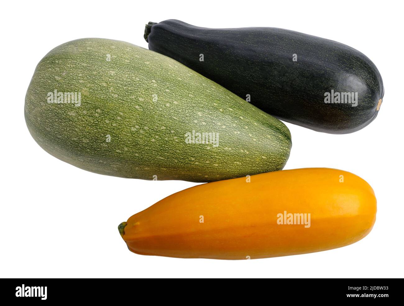 Trois courgettes Banque de photographies et d’images à haute résolution ...