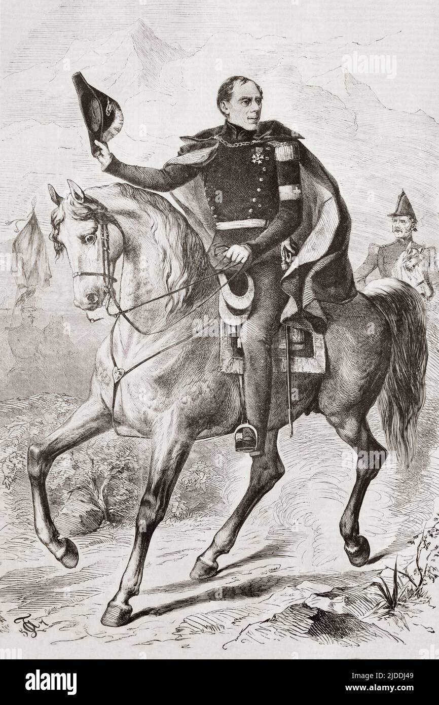 Guillaume Henri Dufour, 1787 – 1875. Officier de l'armée suisse ...