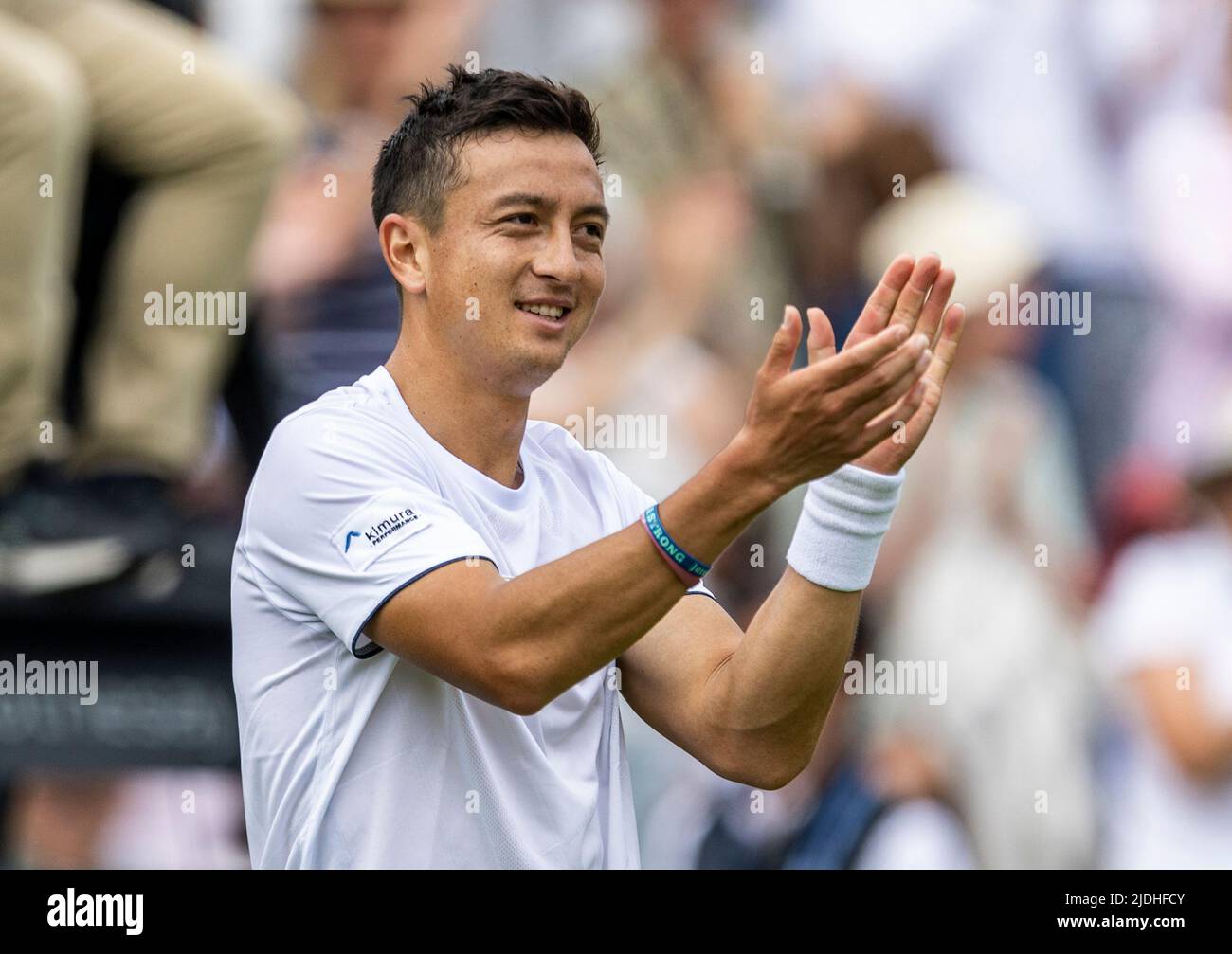 Ryan Peniston célèbre après avoir remporté le match HIS le quatrième ...