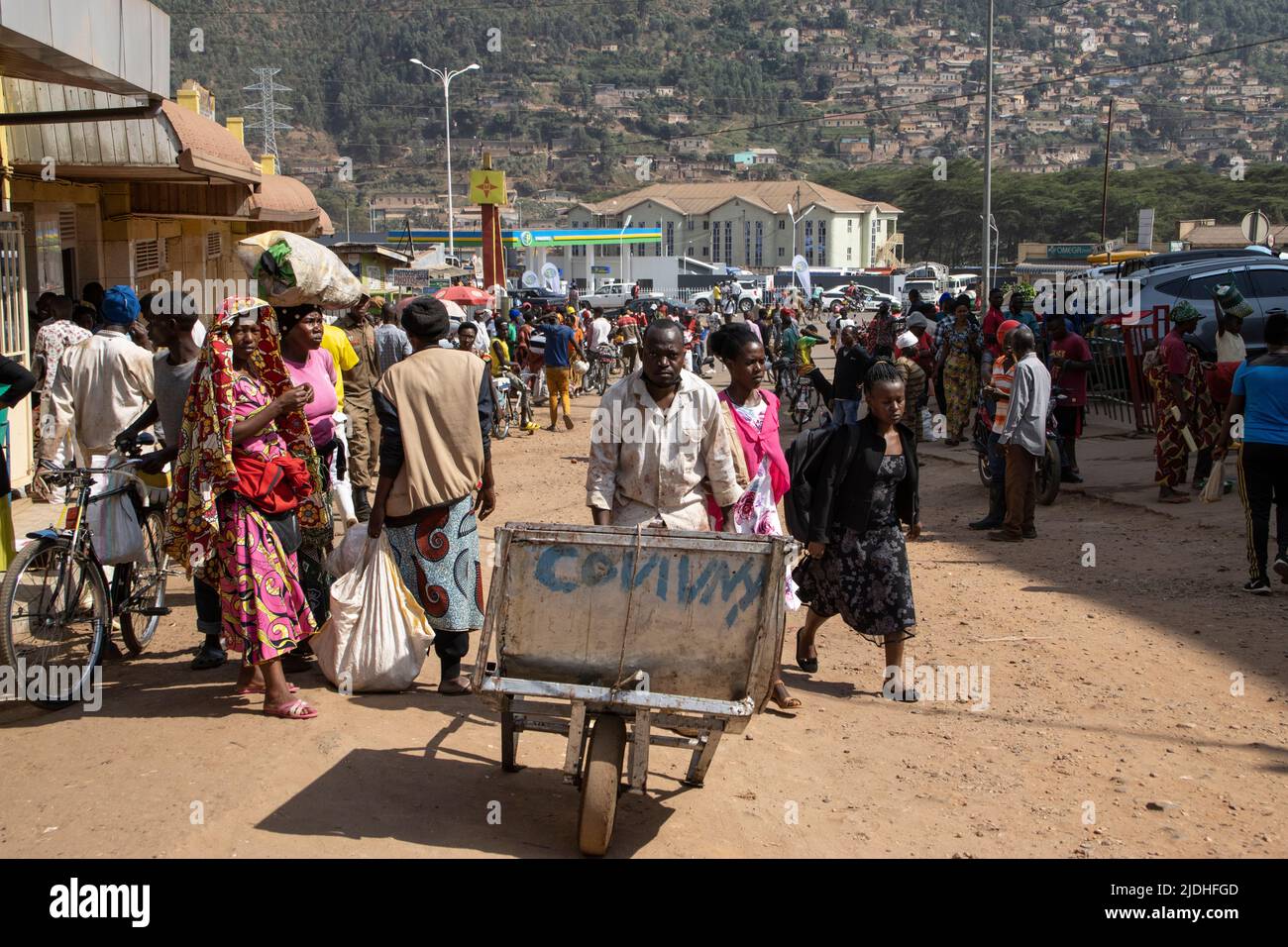 Rwanda, République du Rwanda, pays sans littoral de la Grande Vallée du ...