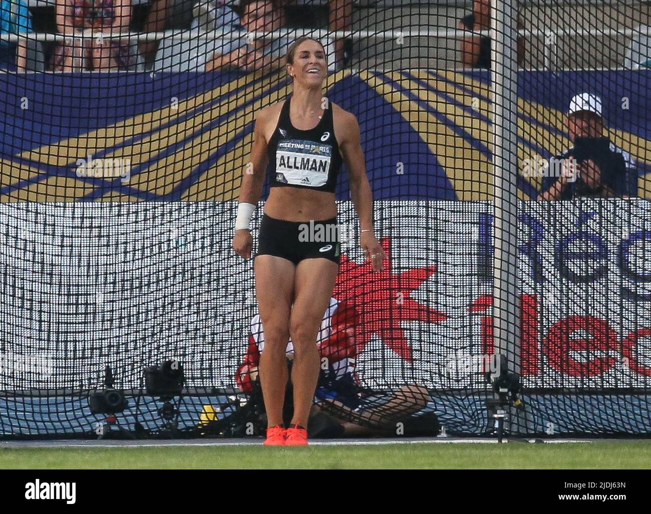 Valérie Allman des Etats-Unis Discus Throw Women lors de la Wanda ...