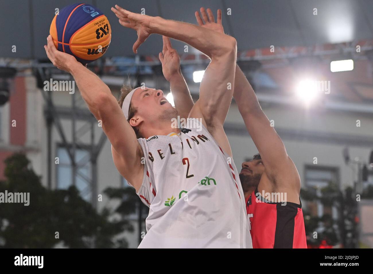 Thibaut Vervoort en Belgique, photographié en action lors d'un match de ...