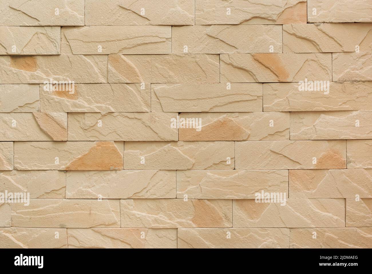 Mur de briques couleur sable Banque de photographies et d’images à ...