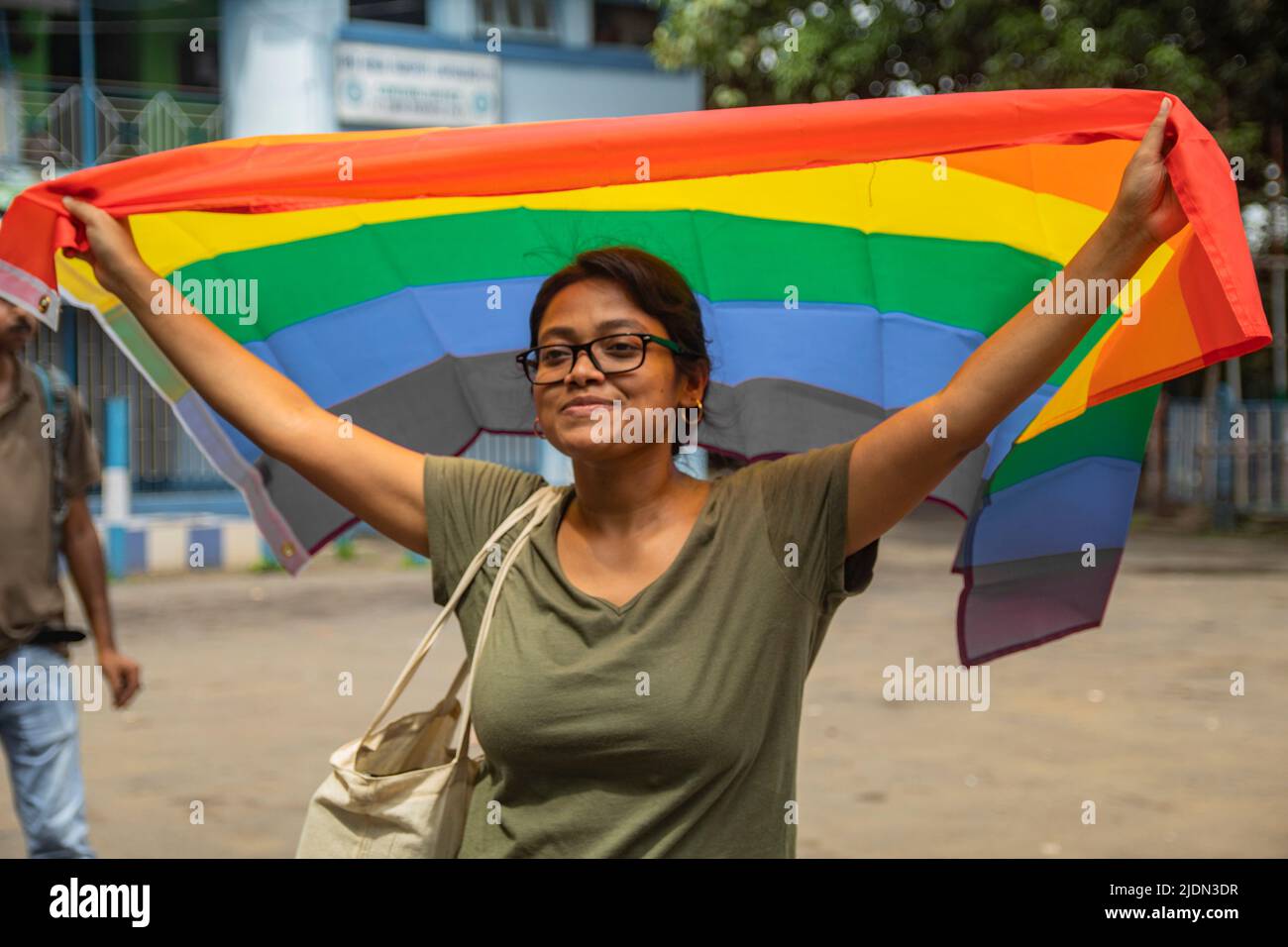 Rainbow walk Banque de photographies et d’images à haute résolution - Alamy