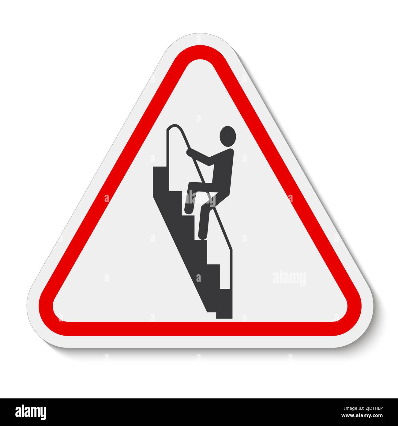 Pictogramme aider escalier Banque d'images vectorielles - Alamy