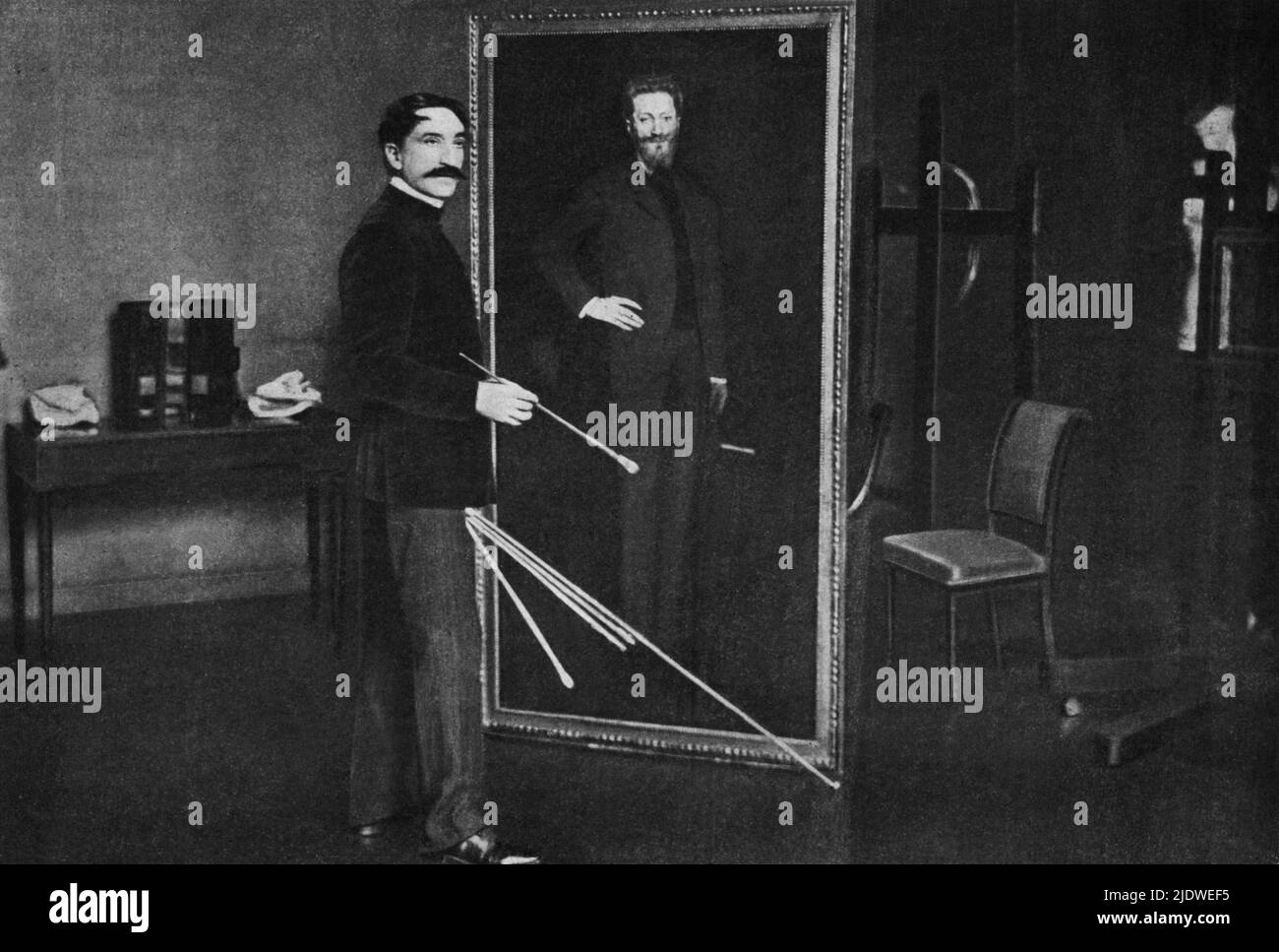 1901 , Paris , France : le peintre marquis ANTONIO DE LA GANDARA ( 1861 ...