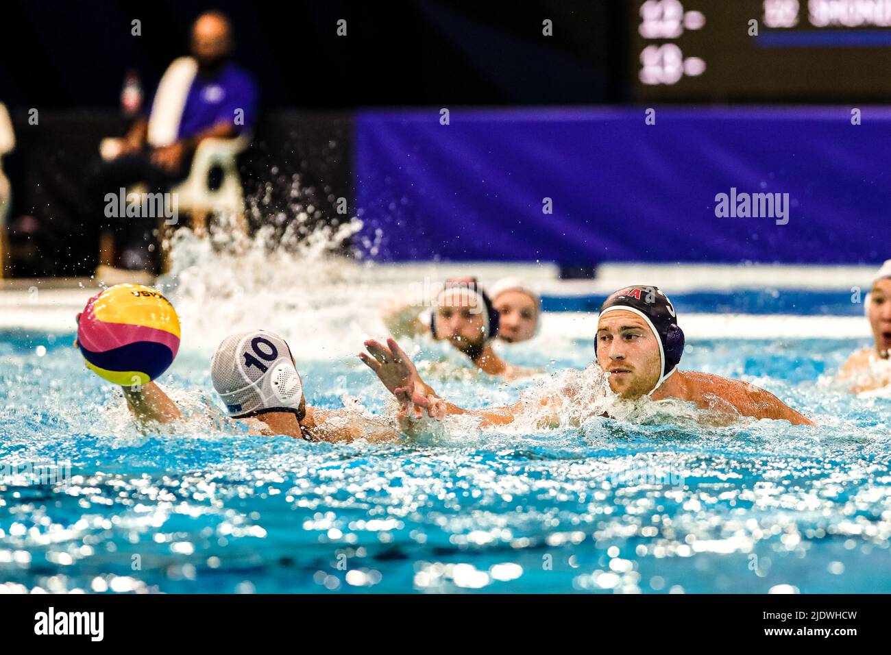 SZEGED, HONGRIE - JUIN 23: Alexey Shmider du Kazakhstan, Marko Vavic ...
