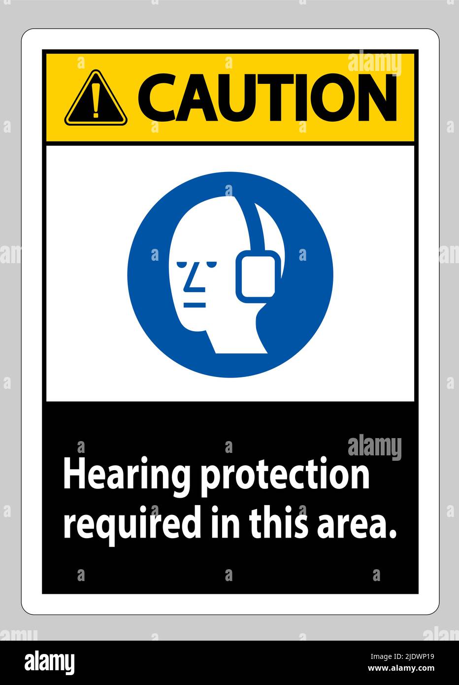 Attention panneau EPI protection auditive obligatoire dans cette zone ...