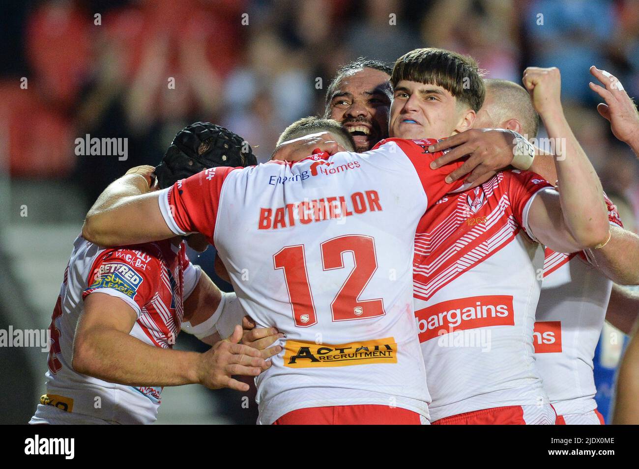 St. Helens, Angleterre - 23rd juin 2022 - Joe Batchelor, de St Helens ...