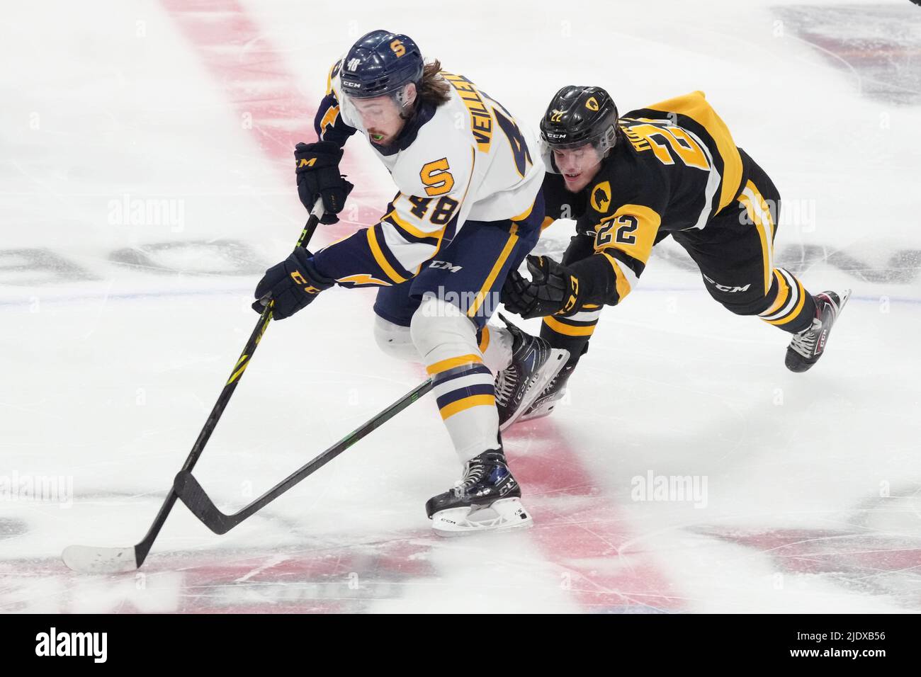23 juin 2022, Saint John, N.-B., Canada: William Veillette de ...