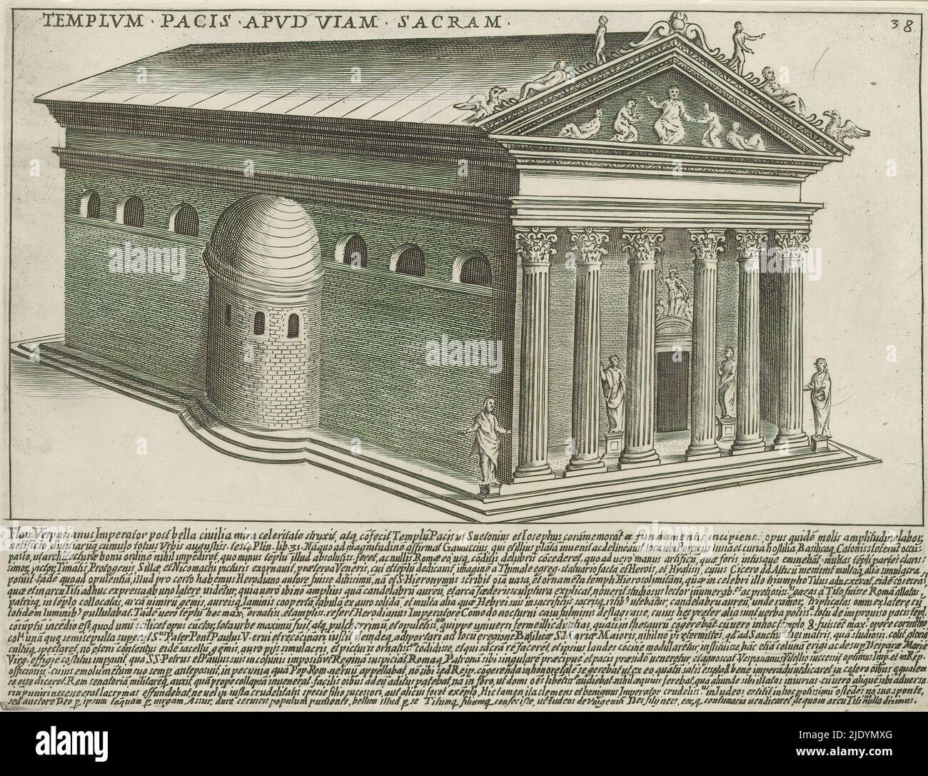 Templum pacis apud viam sacram Banque de photographies et d’images à ...