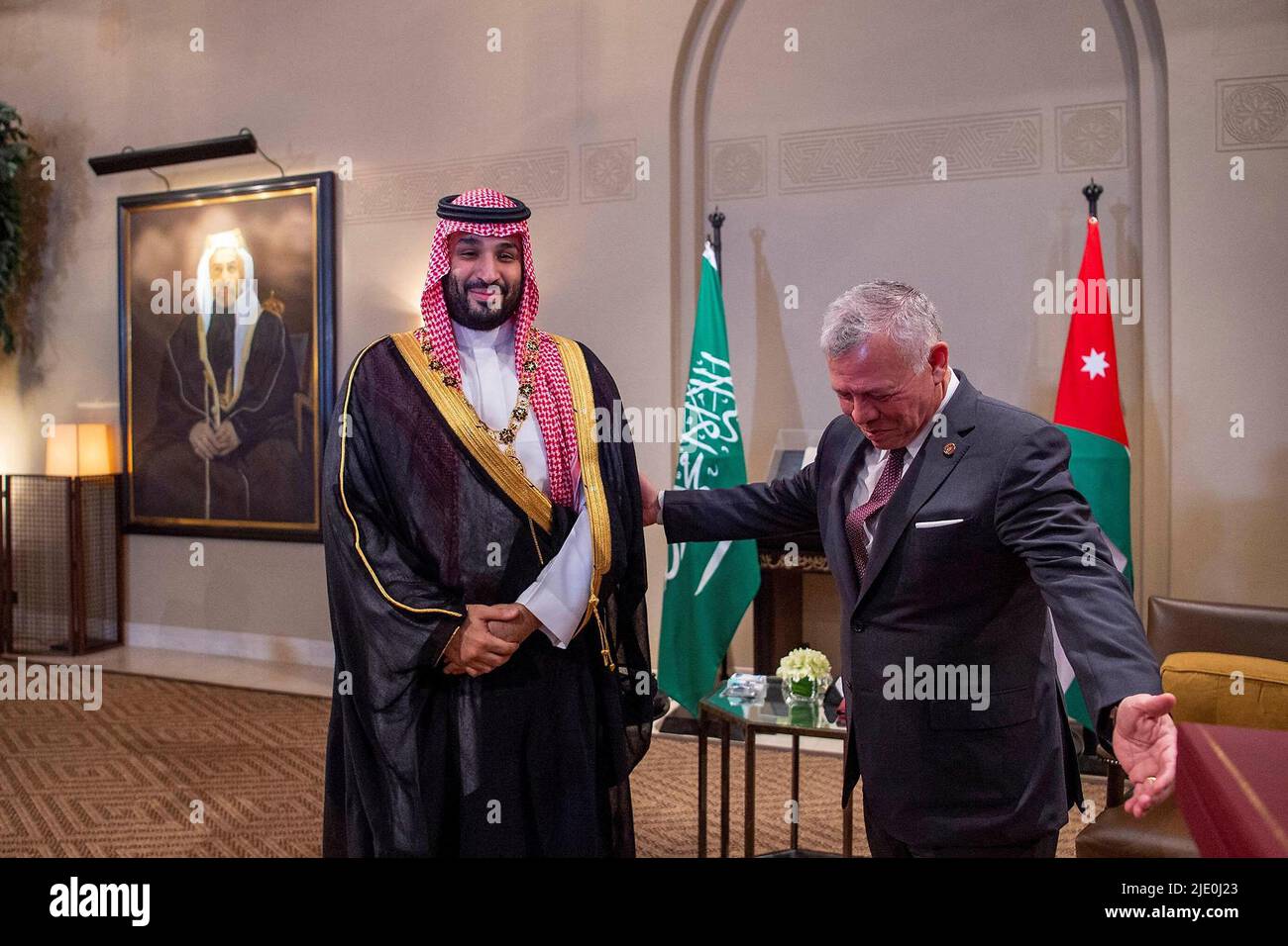 Saudi arabias king abdullah during Banque de photographies et d’images ...