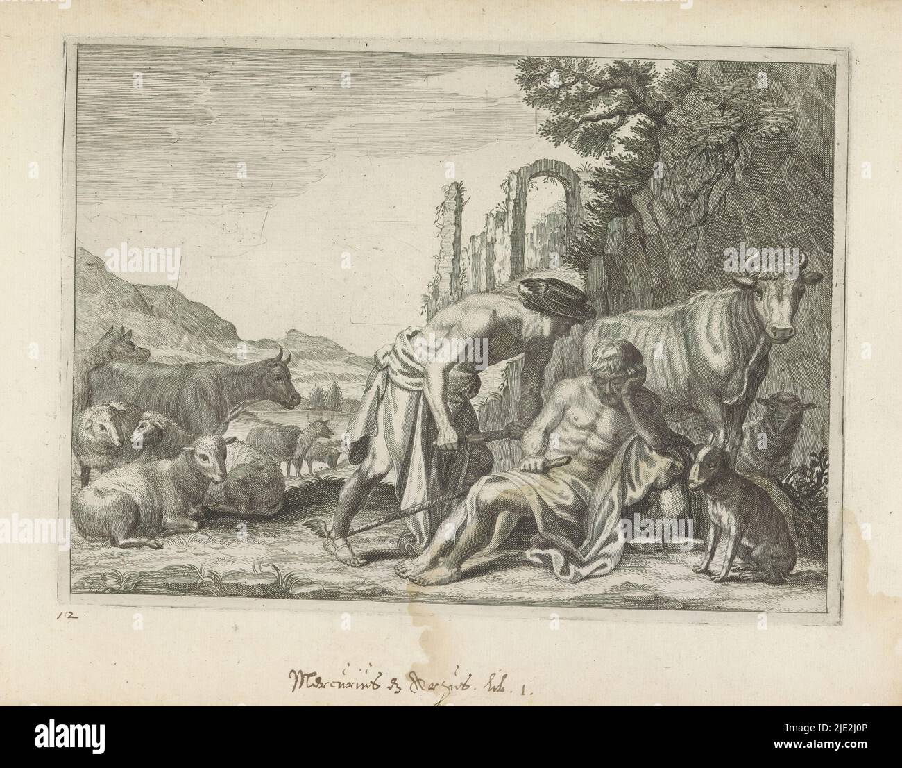 Mercure à l'Argus endormi, métamorphies d'Ovid (titre de la série ...