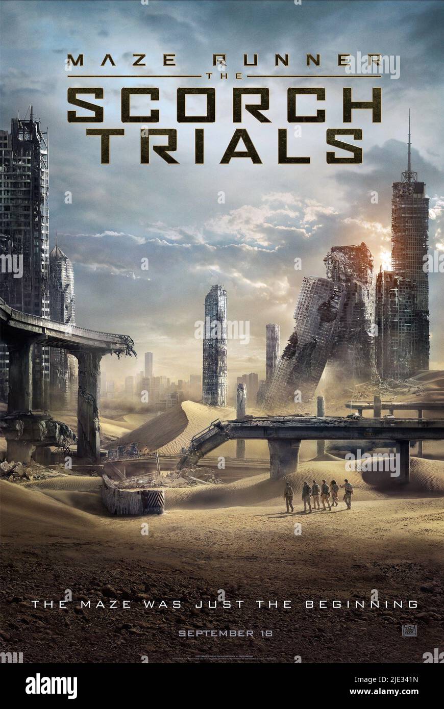 Affiche du film coureur de labyrinthe Banque de photographies et d ...