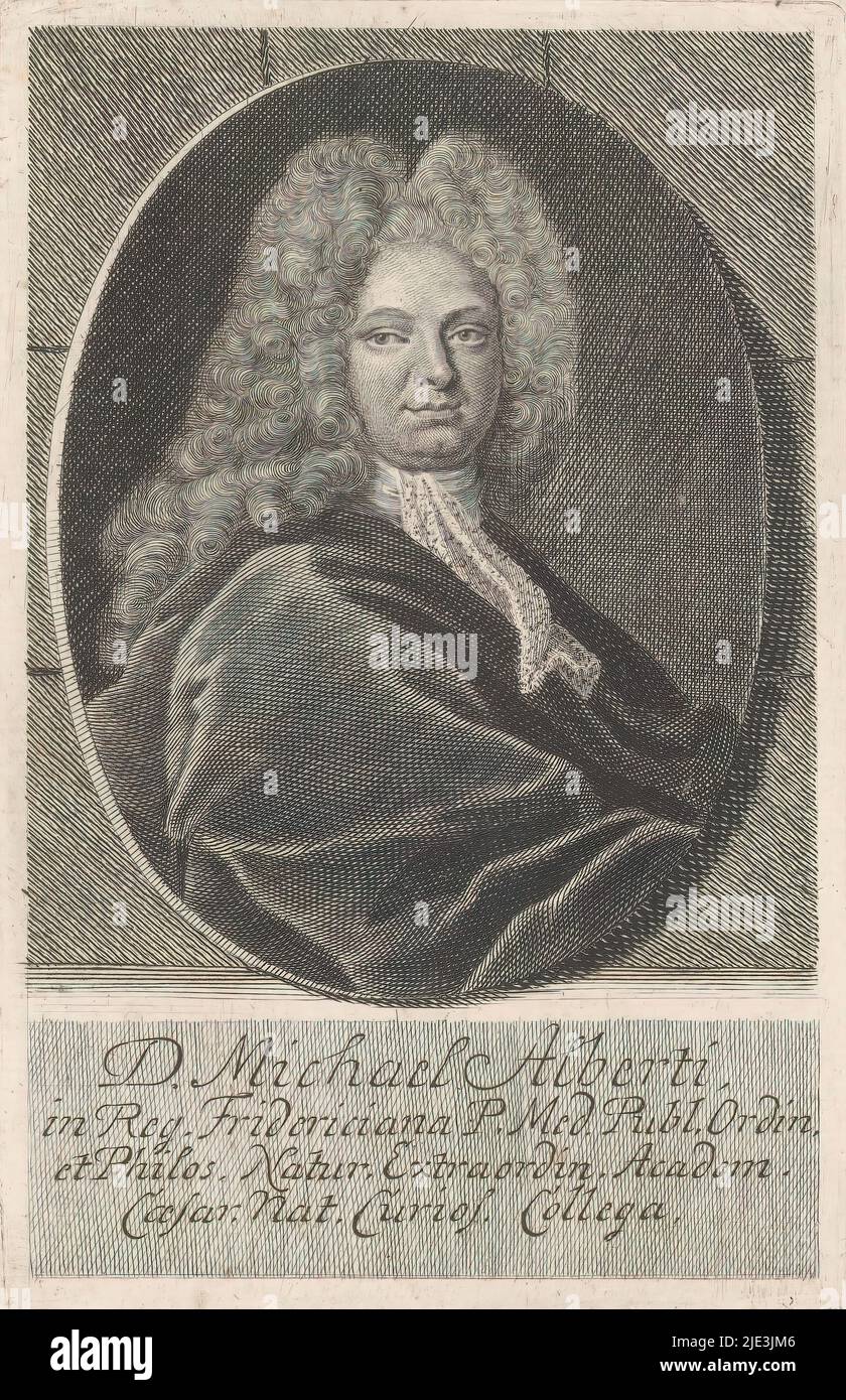 Portrait de Michael Alberti, portrait de Michael Alberti dans un cadre ...