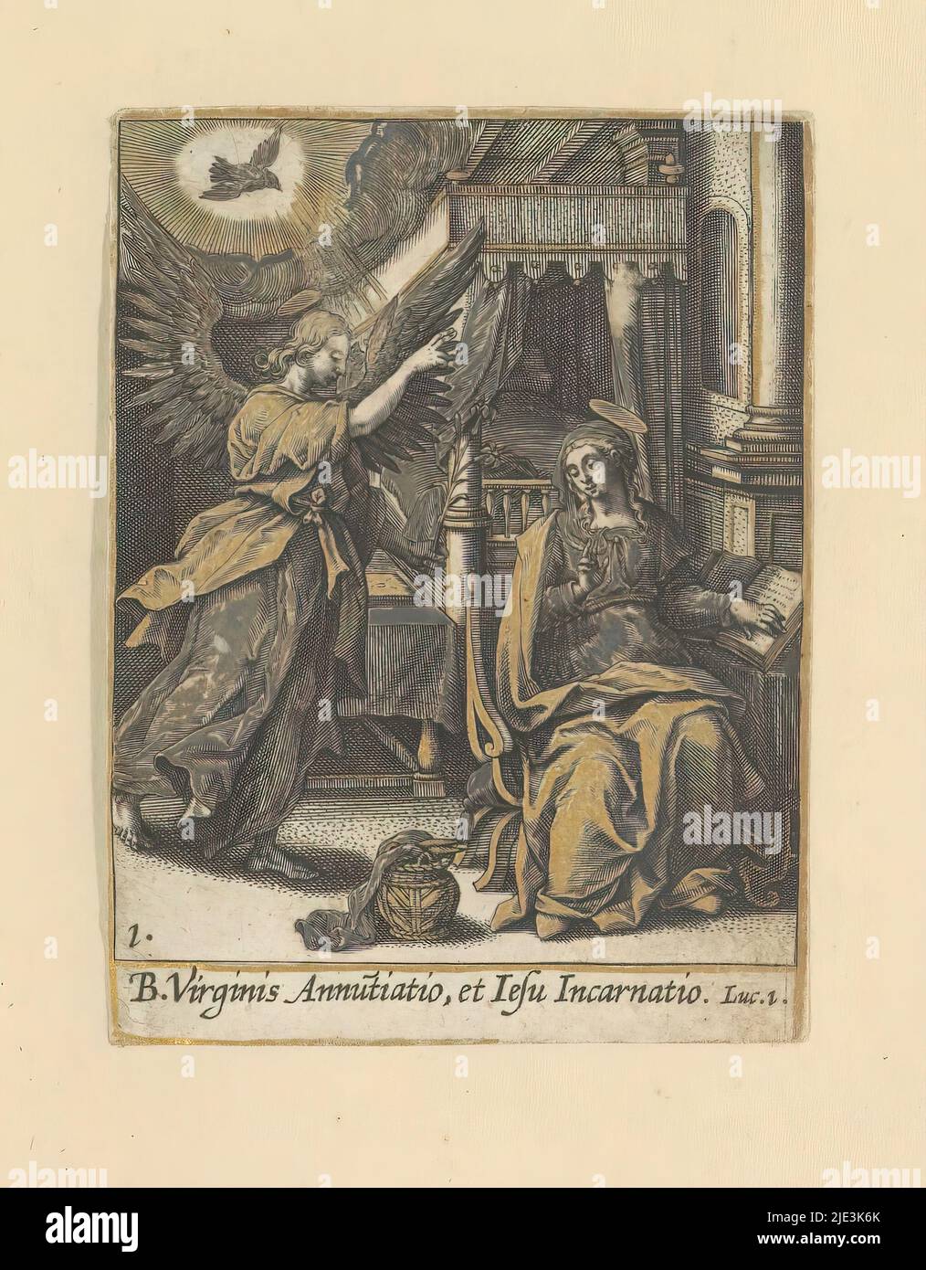 Vita iesu salvatoris varijs iconibus ab adriano collaert express Banque de photographies et d ...