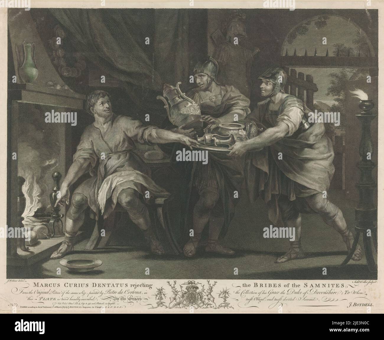 Le consul manius curius dentatus refuse Banque de photographies et d ...