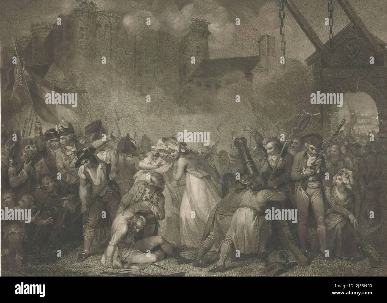 Cimage de la Bastille, 14 juillet 1789, Contage de la Bastille, 14 ...