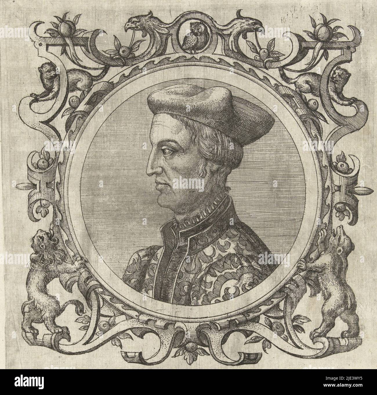 Portrait de Johannes Fernelius, Pieter van der Borcht (I), 1612, Un ...
