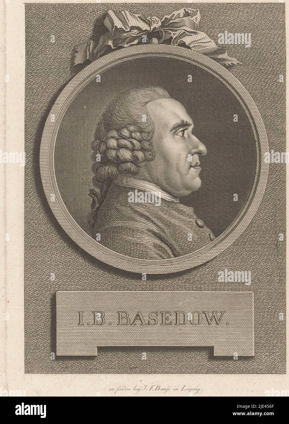 Portrait de johann bernhard basedow Banque de photographies et d’images ...