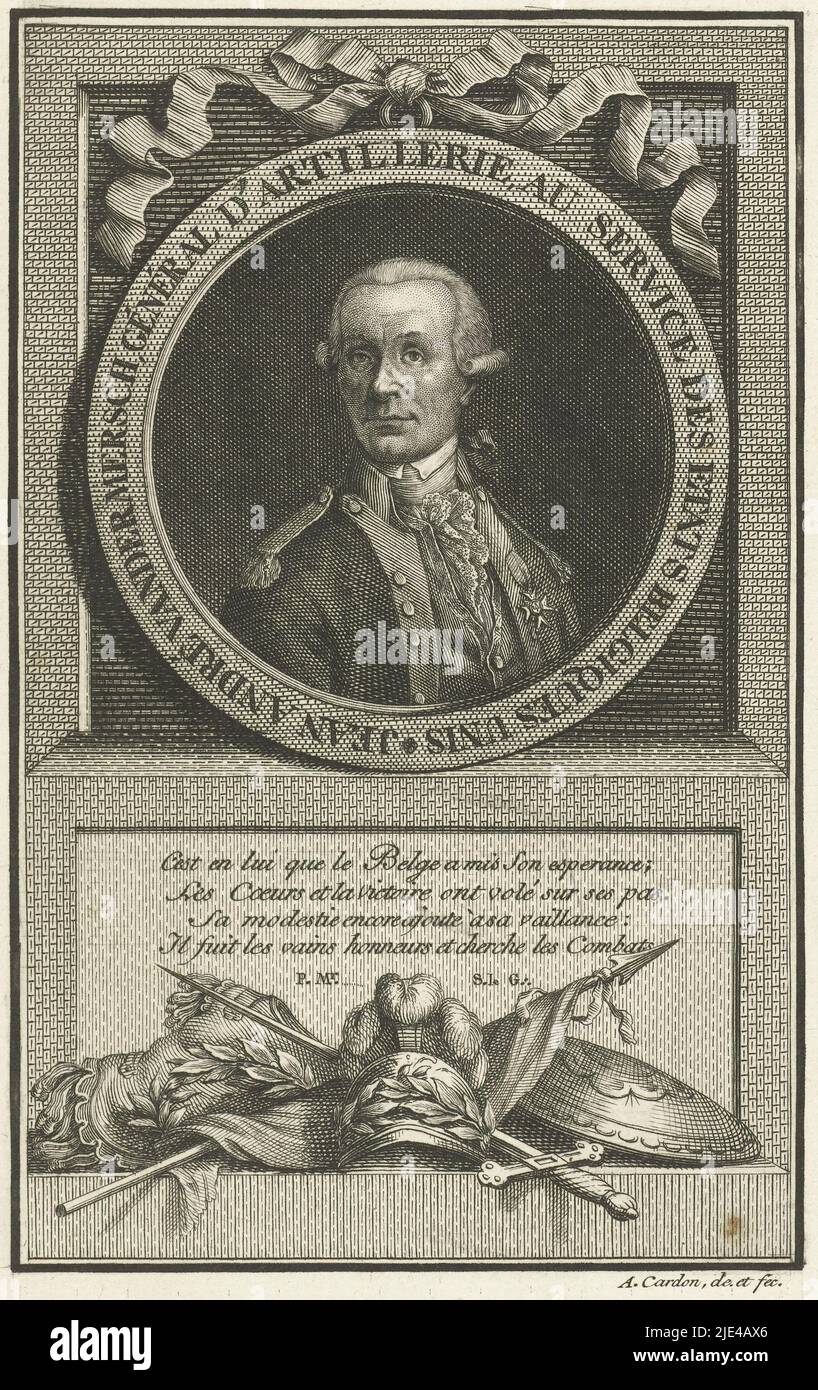 Portrait du général Jean André van der Mersch, Antoine Alexandre Joseph ...
