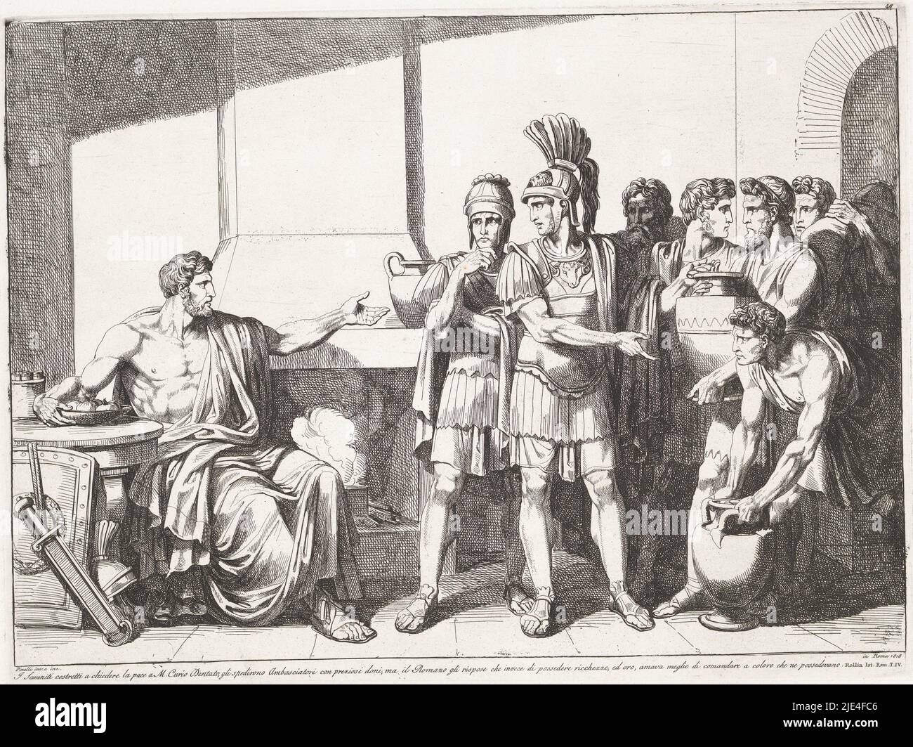 Manius curius dentatus refuse les cadeaux Banque de photographies et d ...