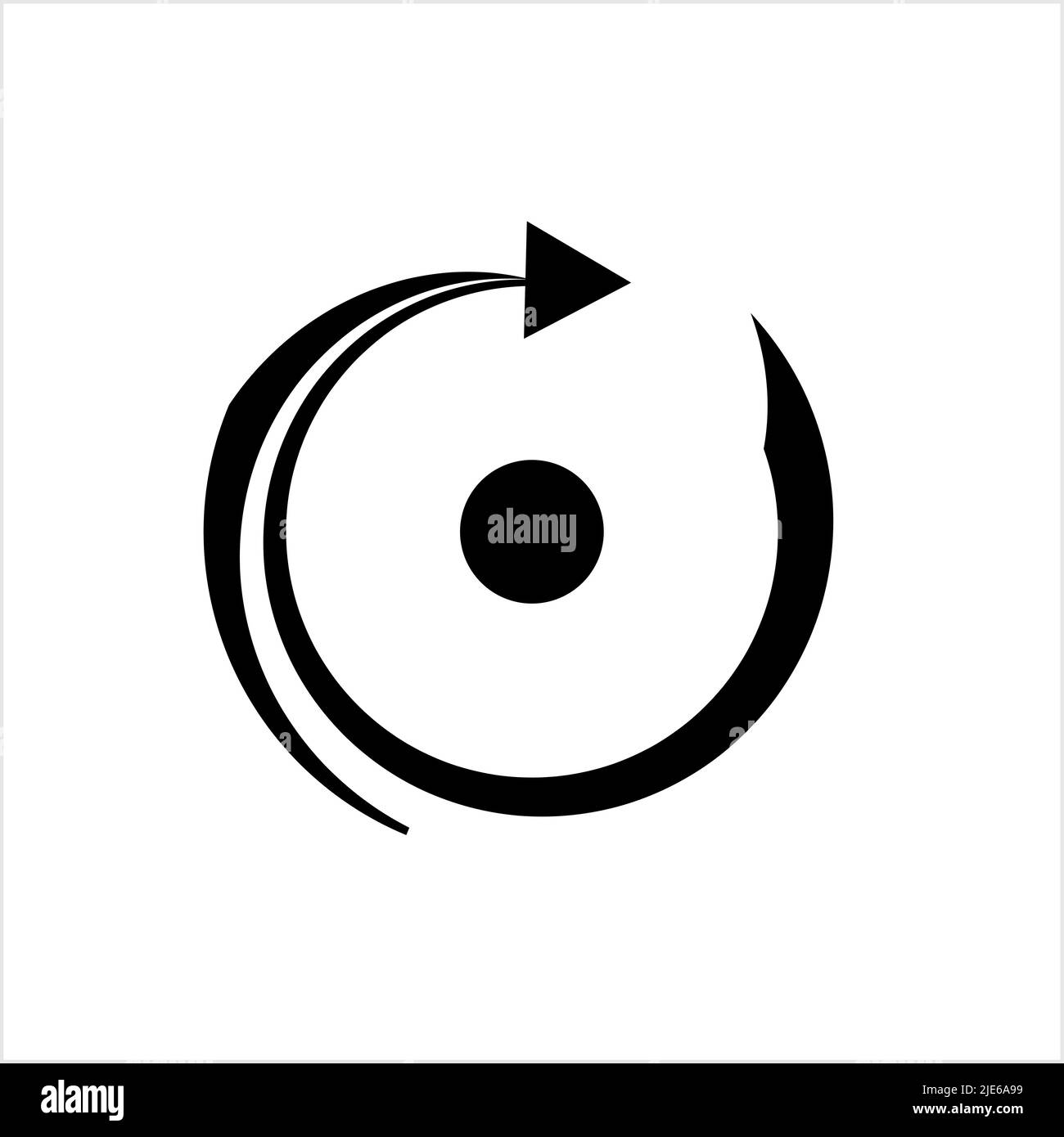 Icône de rotation, icône de rotation, icône de rotation circulaire ...