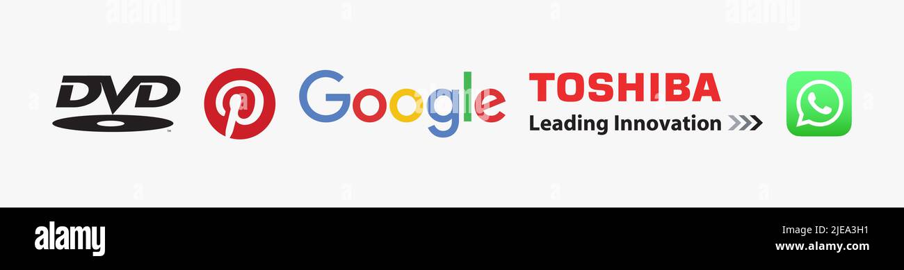 Toshiba logo Banque d'images vectorielles - Alamy