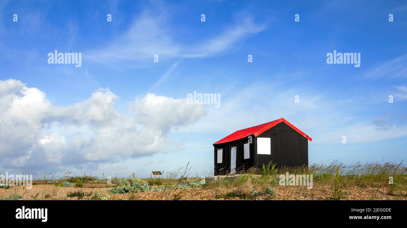 Seigle port hutte au toit rouge Banque de photographies et d’images à haute résolution - Alamy