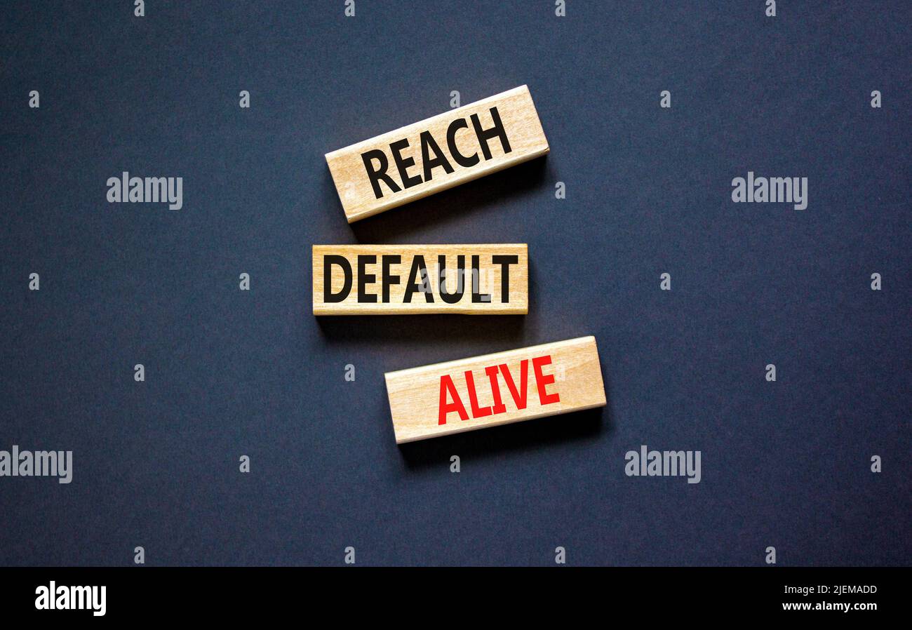 Atteindre le symbole actif par défaut. Concept mots atteindre défaut ...