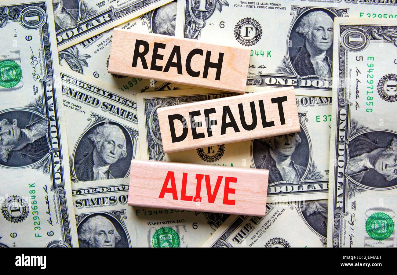 Atteindre le symbole actif par défaut. Concept mots atteindre défaut ...