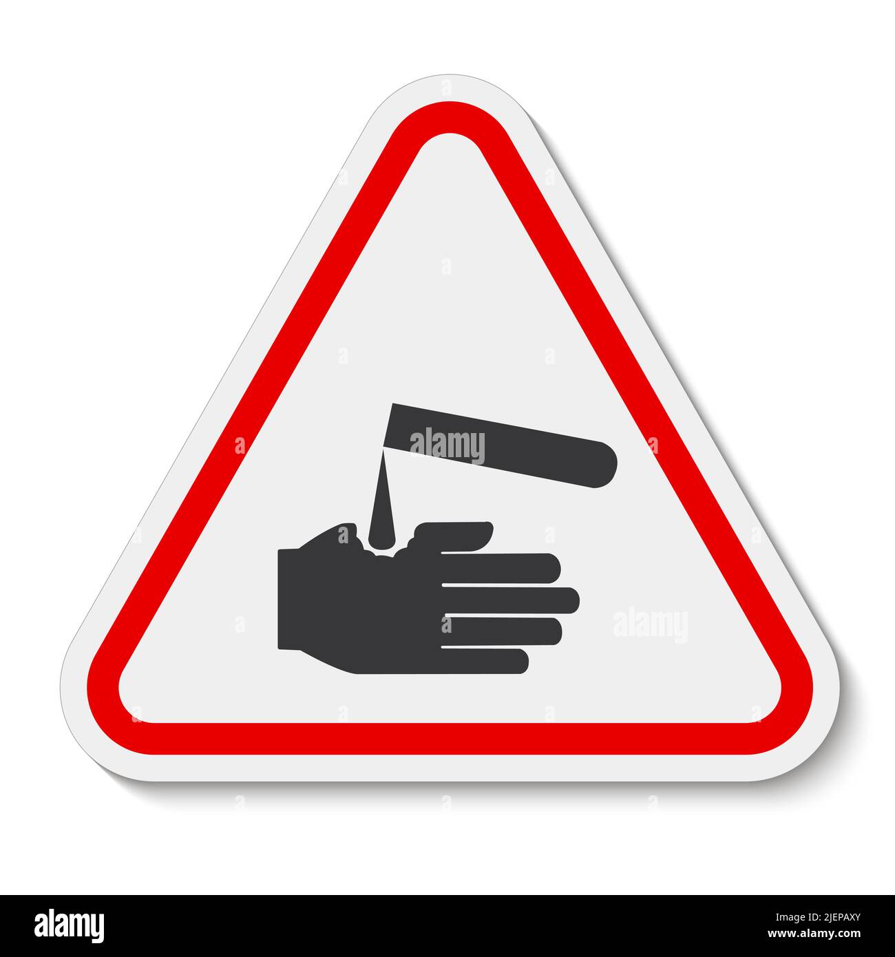 Attention : symbole de symbole de symbole d'isolation sur fond blanc ...