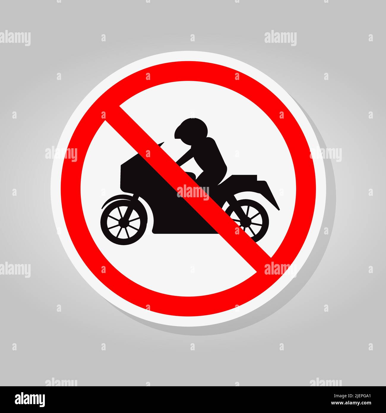 Moto interdite Banque de photographies et d’images à haute résolution ...