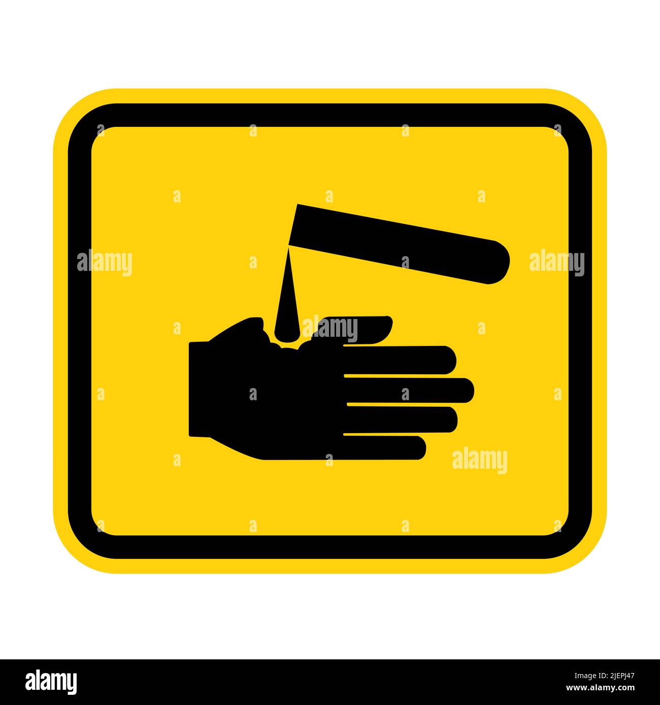 Attention : symbole de symbole de symbole d'isolation sur fond blanc ...