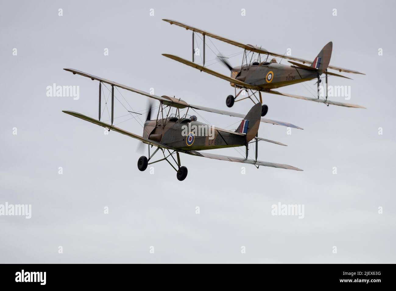 De Havilland DH82A Tiger Moth «T7794» et de Havilland DH.82 Queen Bee ...