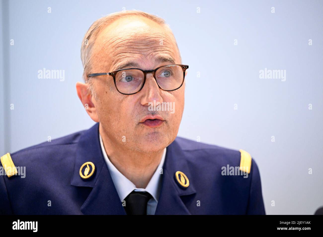 Eric Jacobs, directeur des opérations de la police judiciaire de ...