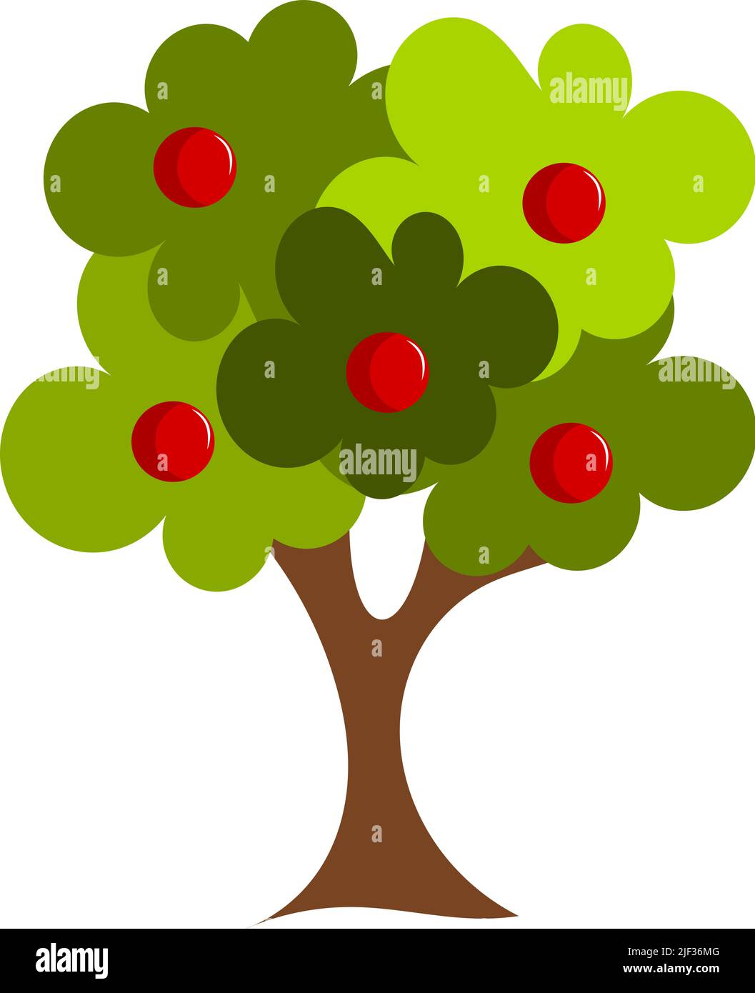 Gros arbre Banque d'images vectorielles - Alamy
