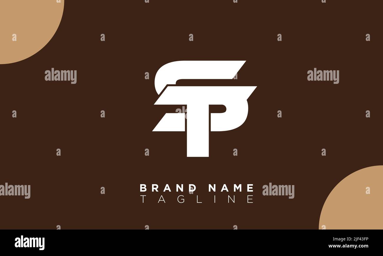 Initial sp logo vector vectors Banque de photographies et d’images à ...