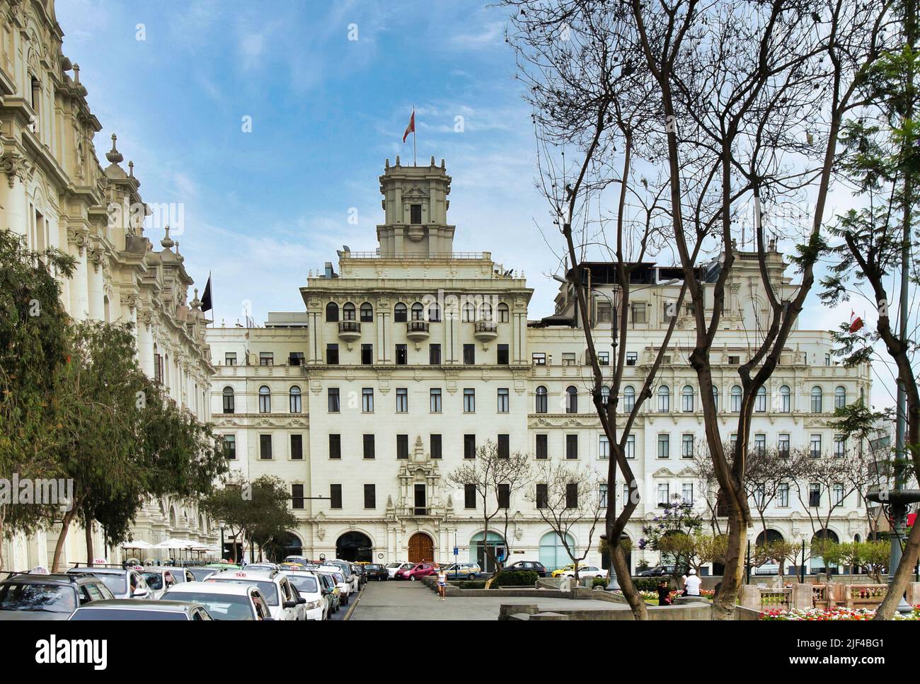 Le Centre historique de Lima la capitale célèbre et caractéristique du ...