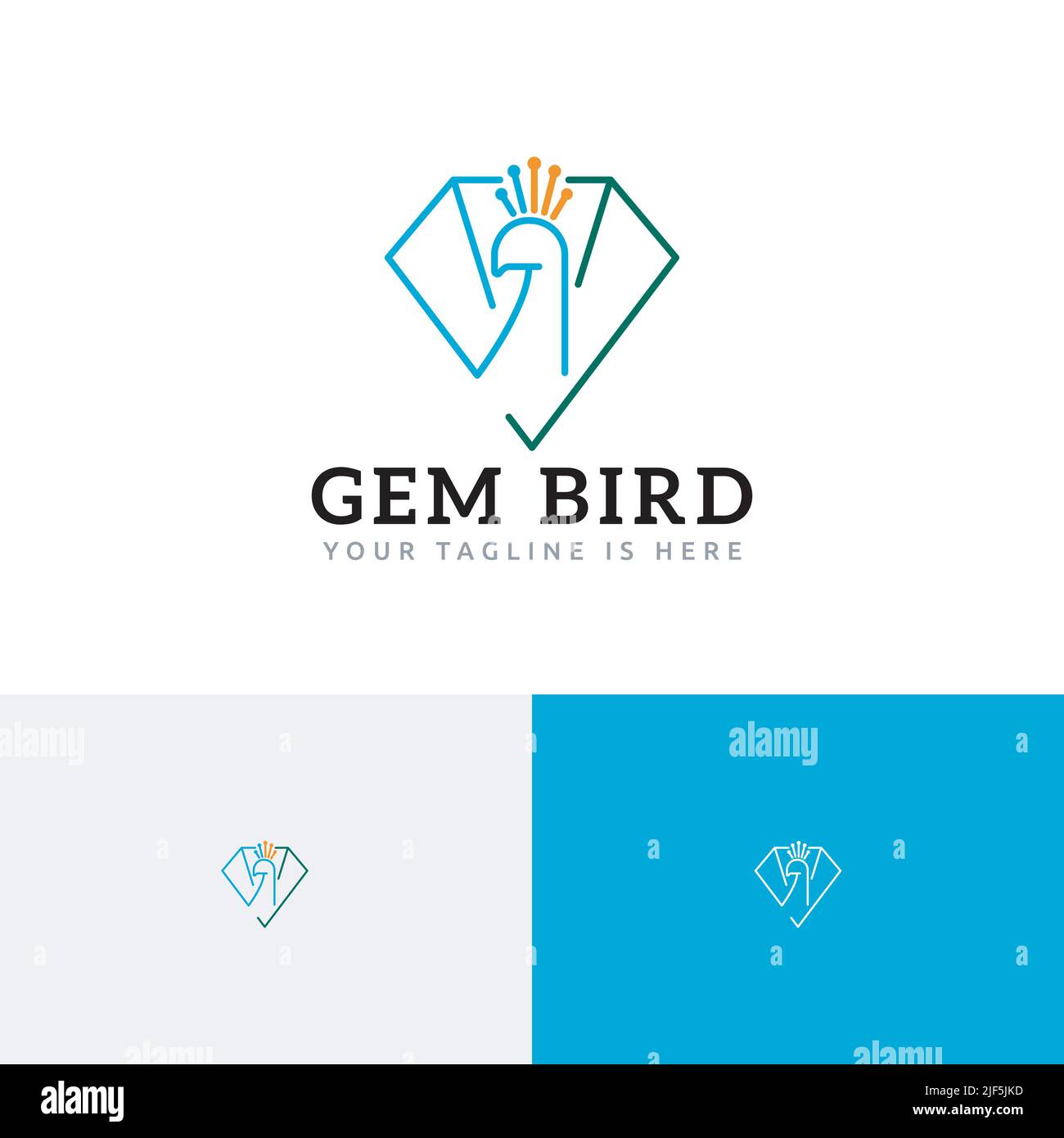 Logo crown diamond Banque de photographies et d’images à haute résolution - Alamy