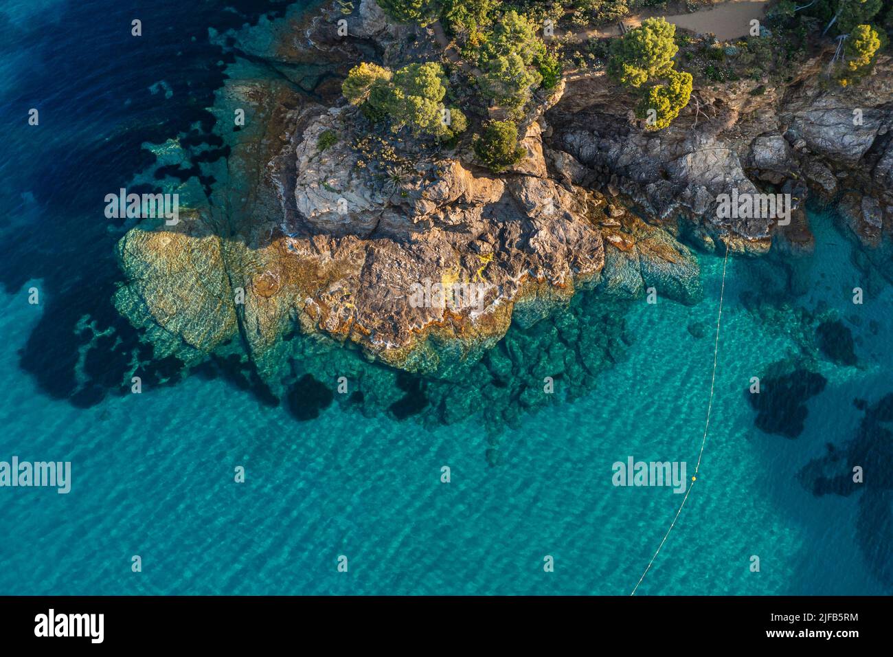 Le rayol aerial view Banque de photographies et d’images à haute ...