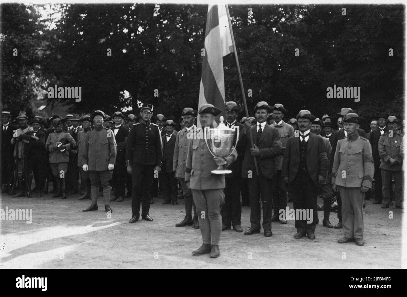 Le régiment de Södermanland, en 10, le groupe de compétition a conquis ...