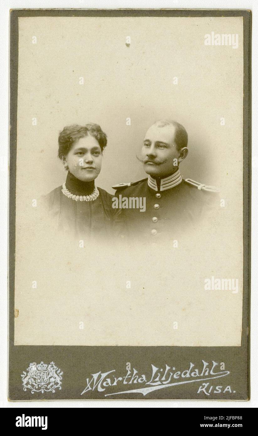 Portrait de Carl Oscar Schwartz, officier du First Life Grenadier ...