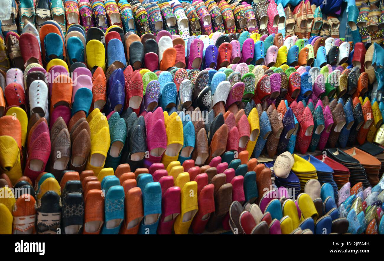 Chaussures babouche traditionnelles Banque de photographies et d’images ...