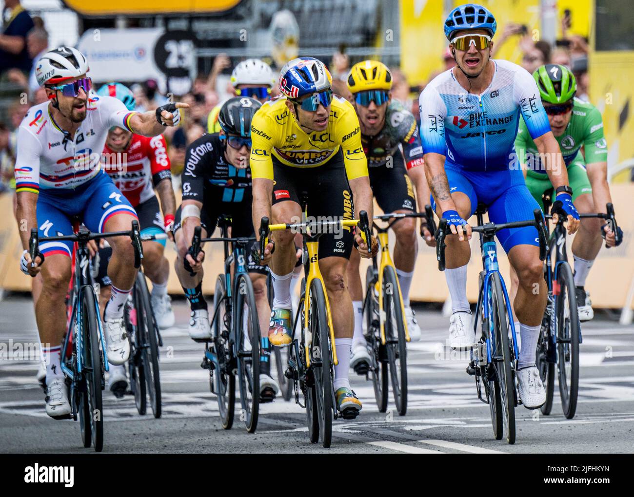 Vejle à Sonderborg, Danemark. 3rd juillet 2022. Slovaque Peter Sagan de ...