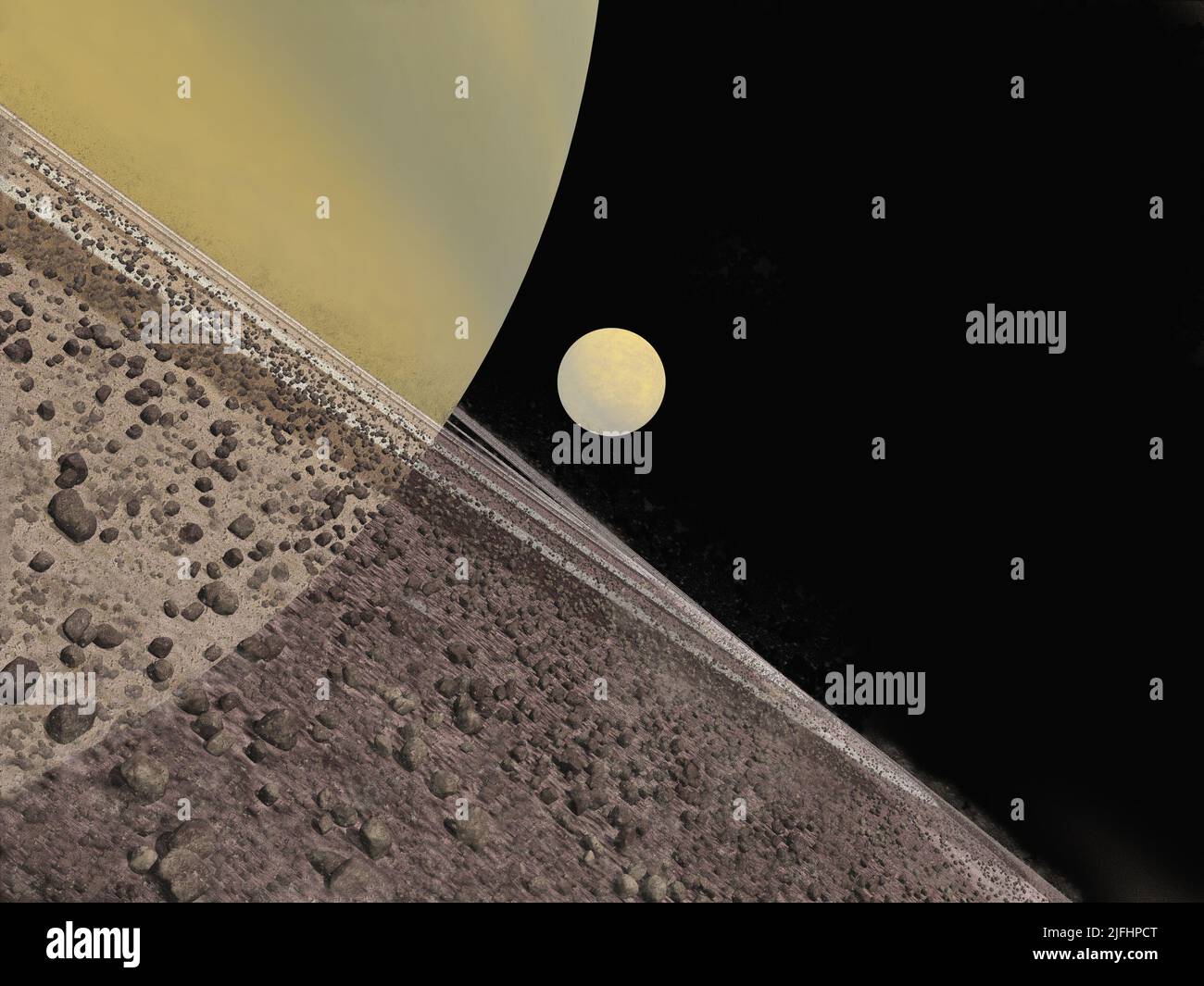 Titan et saturn Banque de photographies et d’images à haute résolution ...