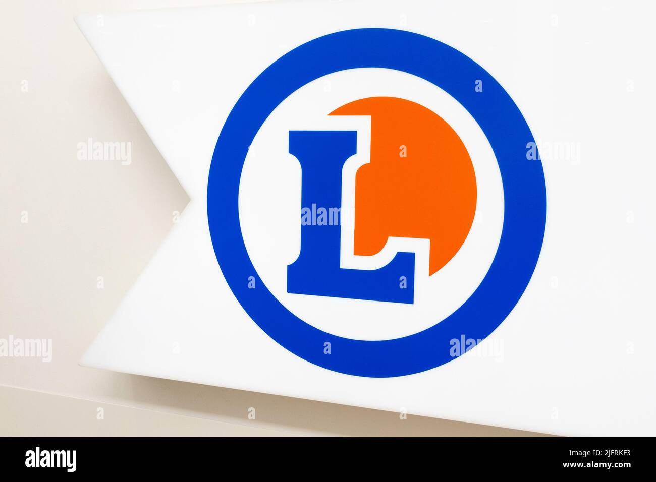 Leclerc logo Banque de photographies et d’images à haute résolution - Alamy