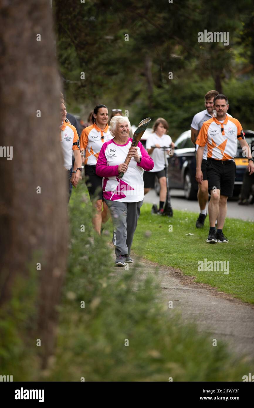Queens baton relay Banque de photographies et d’images à haute ...