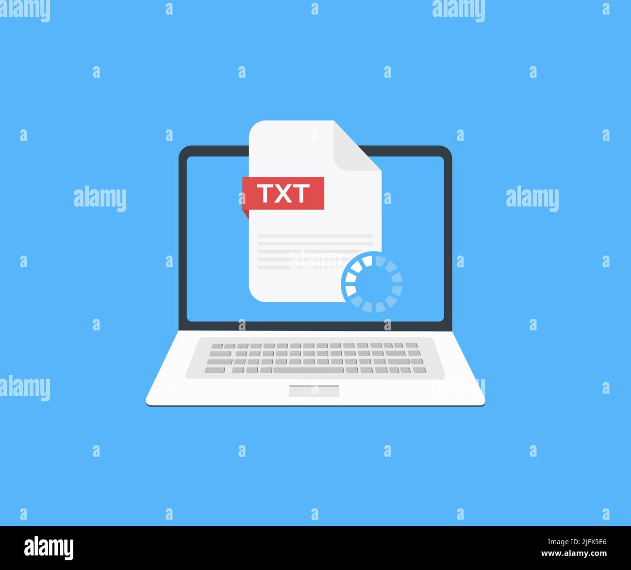 Logo fichier txt Banque d'images vectorielles - Alamy